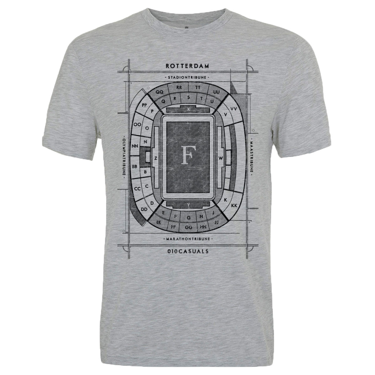 t-shirts - 010 CASUALS - voor echte Rotterdammers